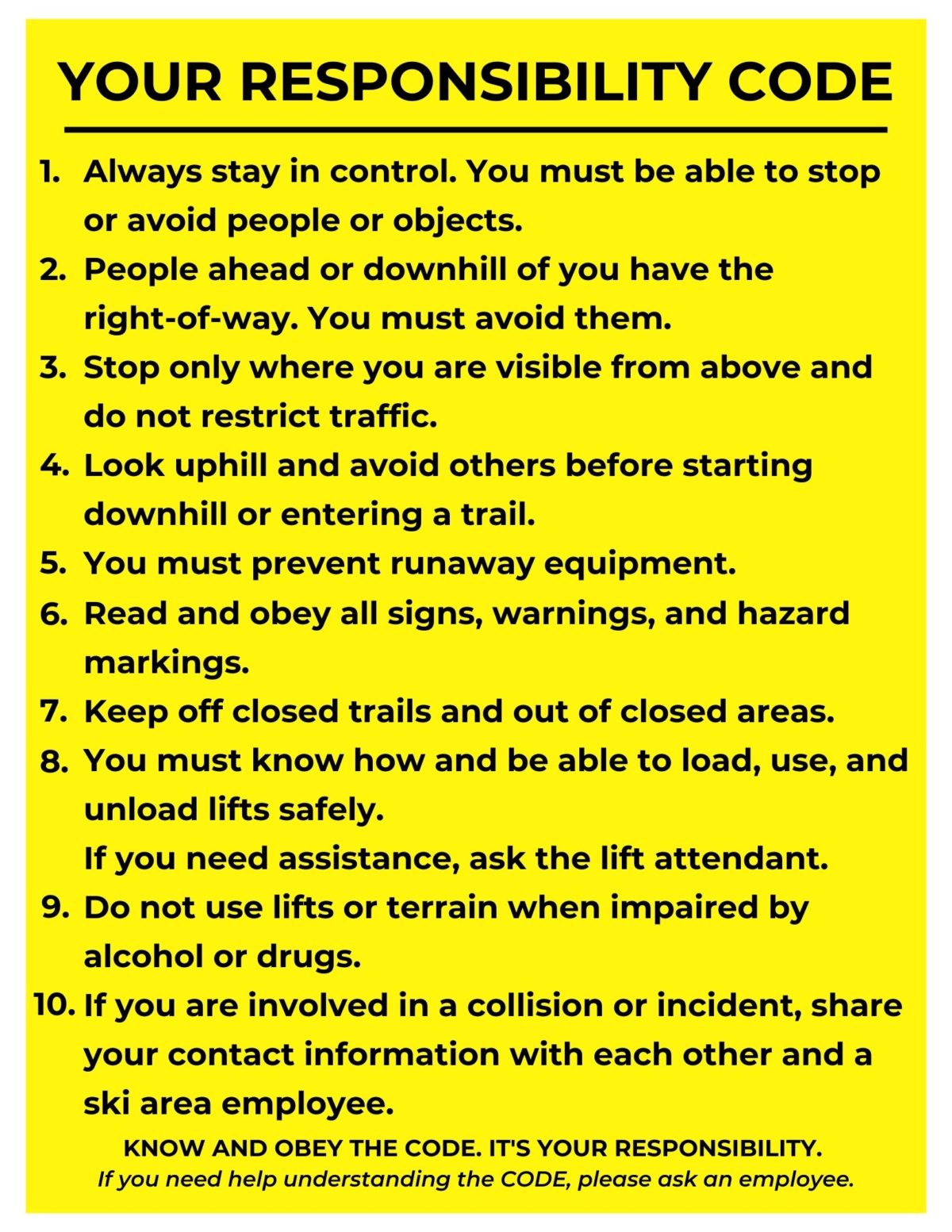 Safety-Month | Mohawk Mountain Ski Area